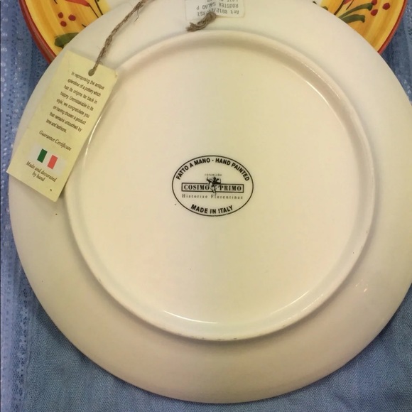 Fatto a Mano | Dining | 3 Fatto A Mano Casimo Primo Hand Painted ...